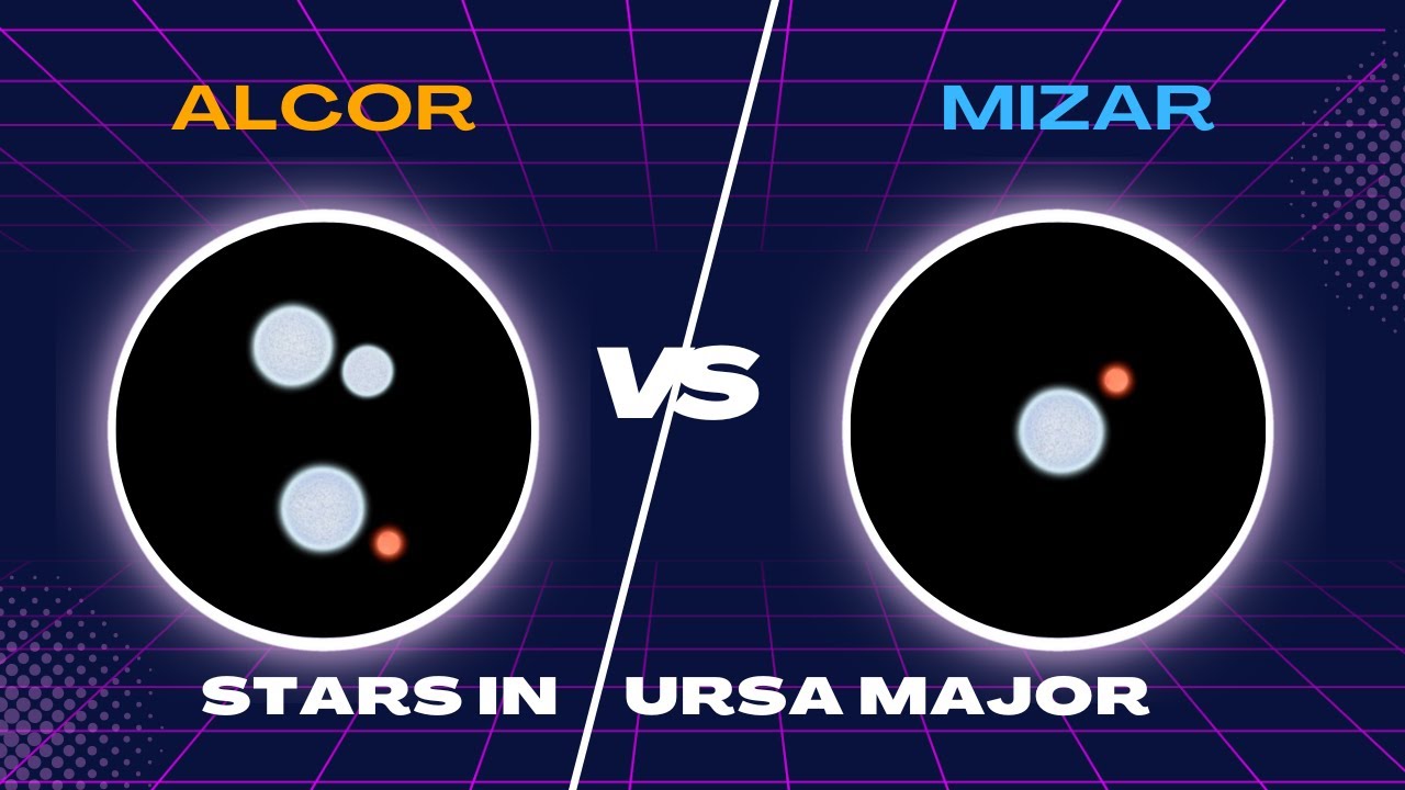 Alcor versus Mizar - Double Stars in Ursa Major - YouTube