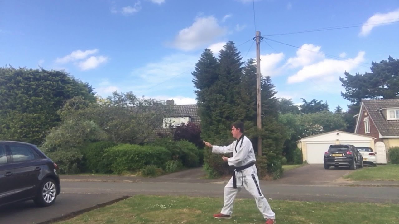 Taekwondo Pattern No.2 - Dan Gun - YouTube