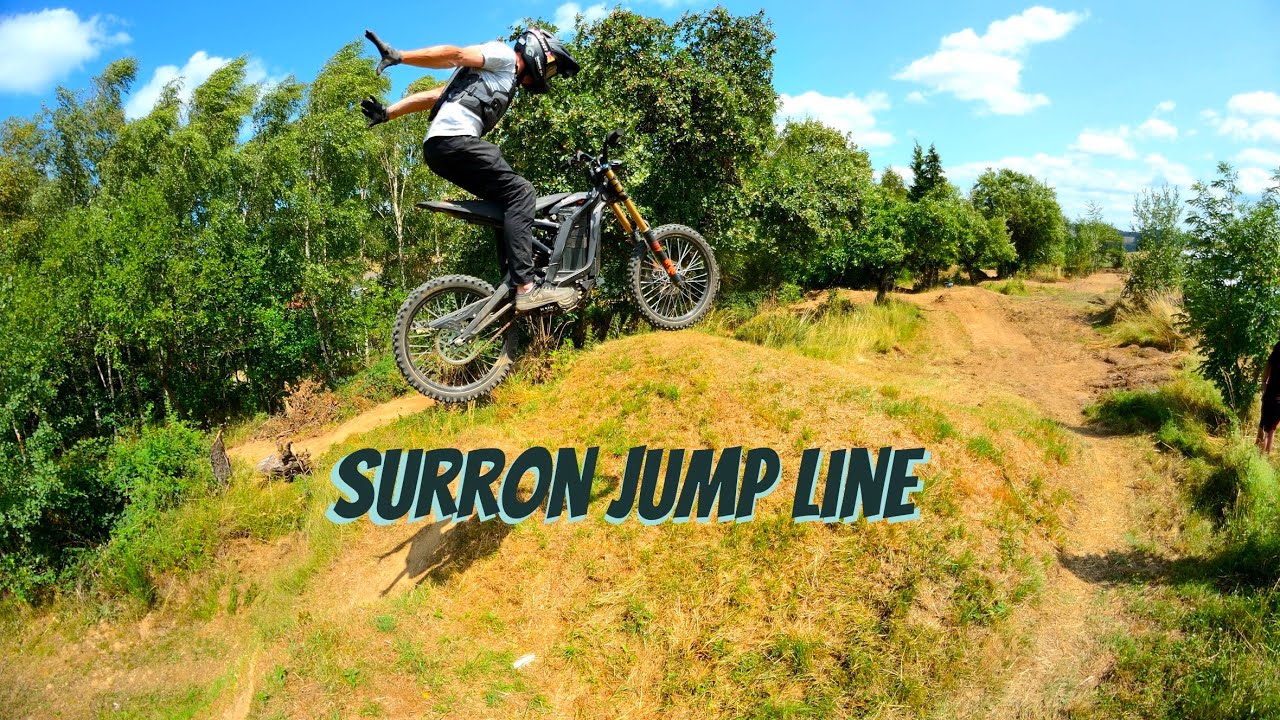 Surron Jump Line - Pitbike Track - YouTube