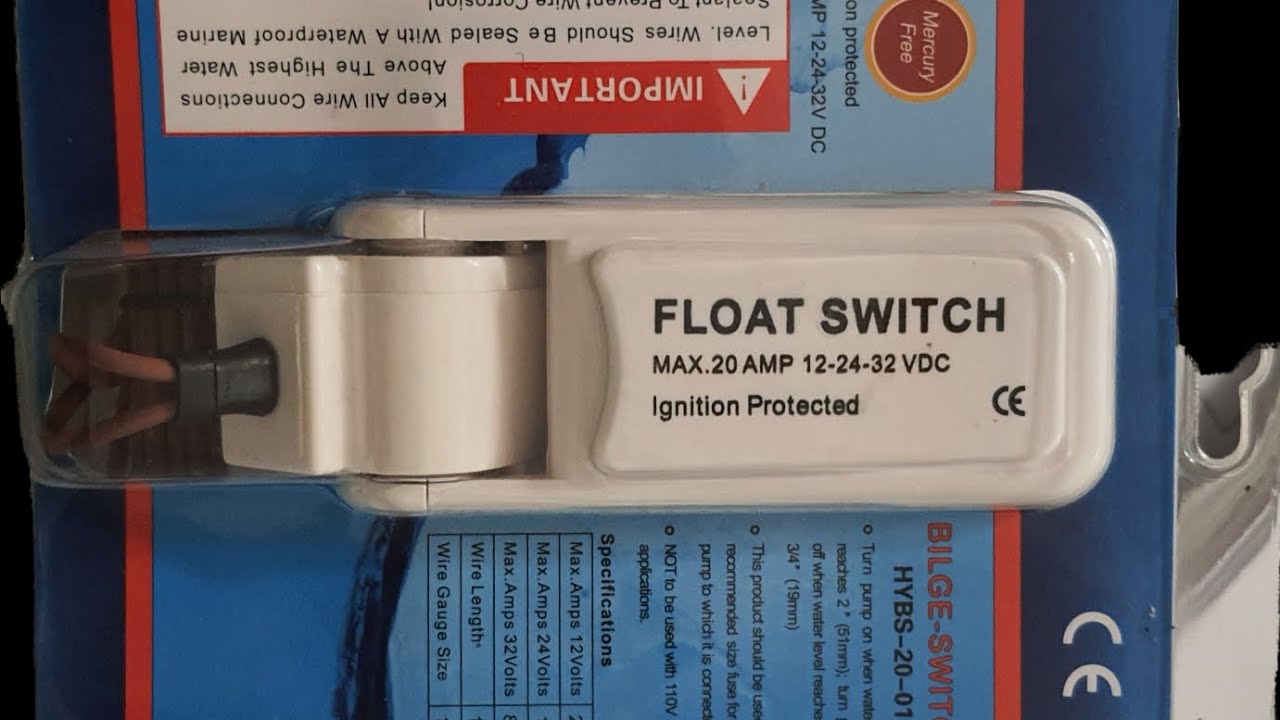 |X138| DC float switch - phao công tắt cho máy bơm chìm DC 12V - 24V ...