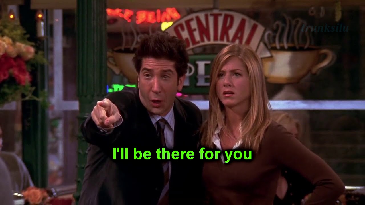 Friends singing Friends theme - YouTube