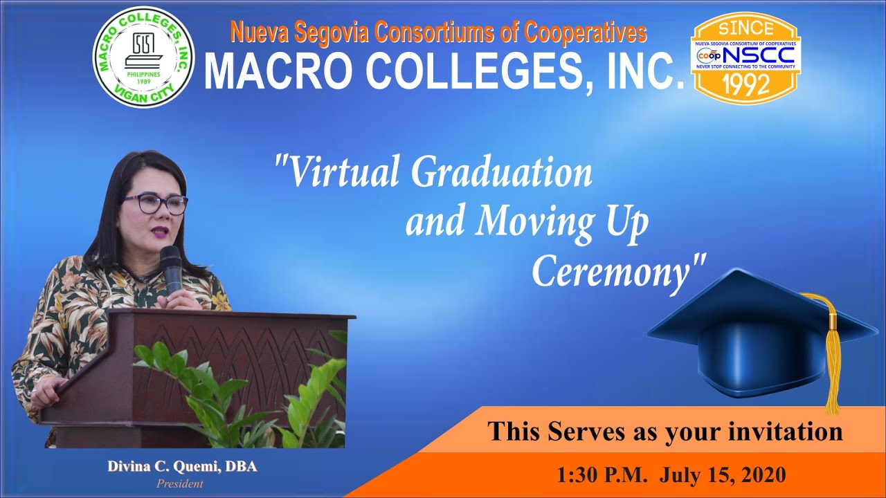 Virtual Graduation: Macro Colleges Inc. (SY 2019-2020) - YouTube