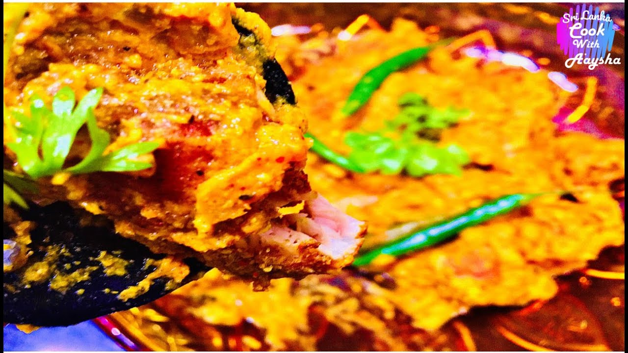 Fish Chukka Curry Cook with Aaysha Sri Lanka - YouTube