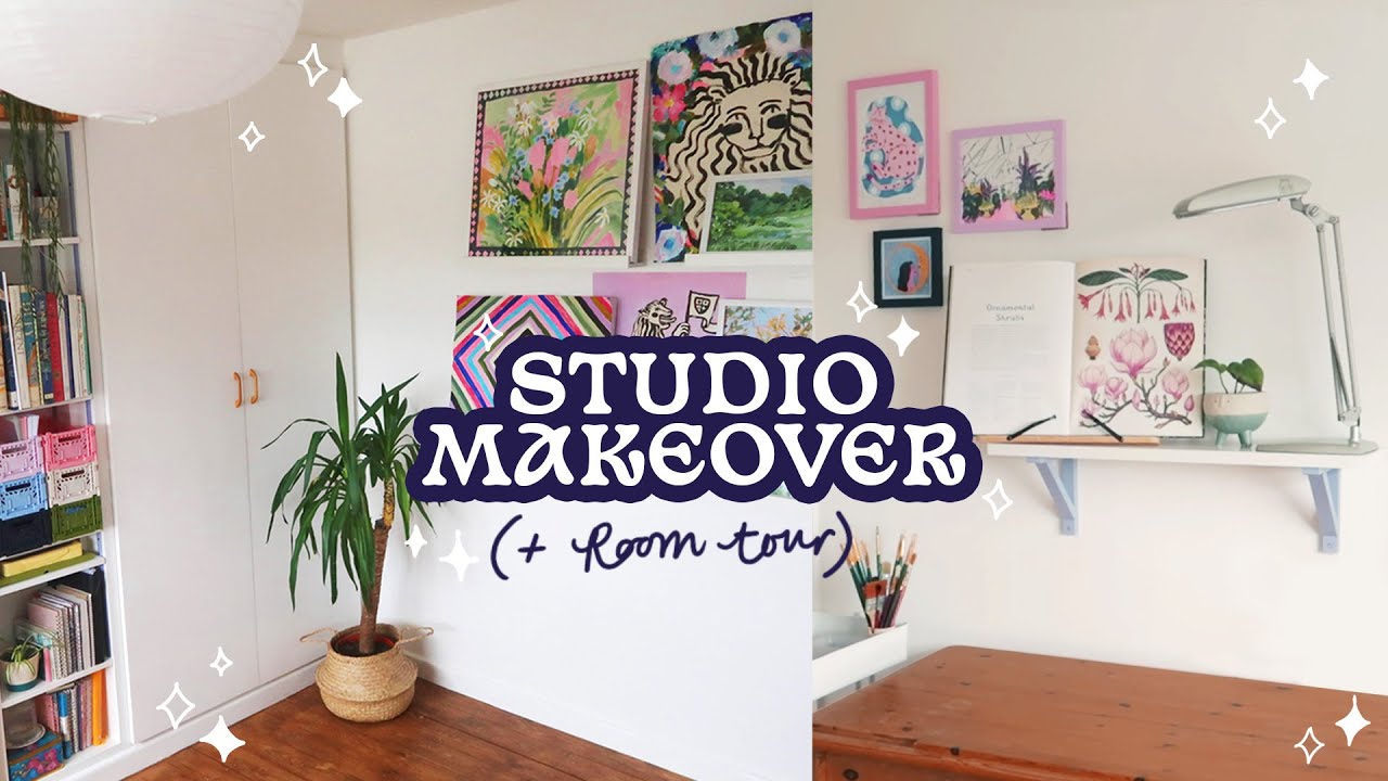 STUDIO VLOG | studio makeover + tour ♡ - YouTube