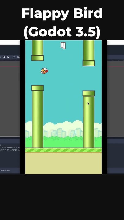 Flappy bird made with Godot. - YouTube