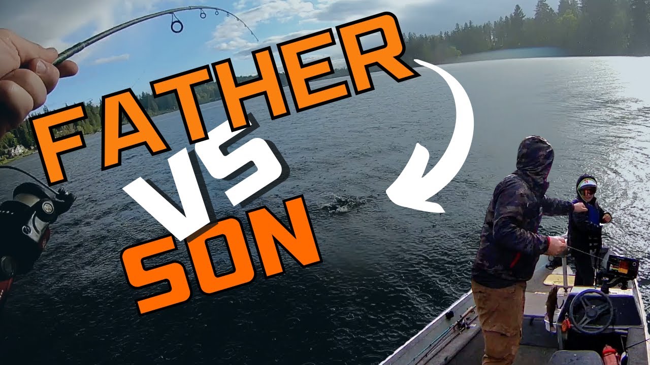Father VS Son Trout Fishing | Who Will Limit Out First??? - YouTube