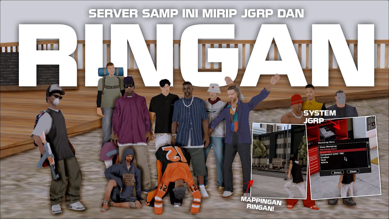 SERVER SAMP INI MIRIP JGRP! LEBIH MODERN DAN RINGAN!! - YouTube