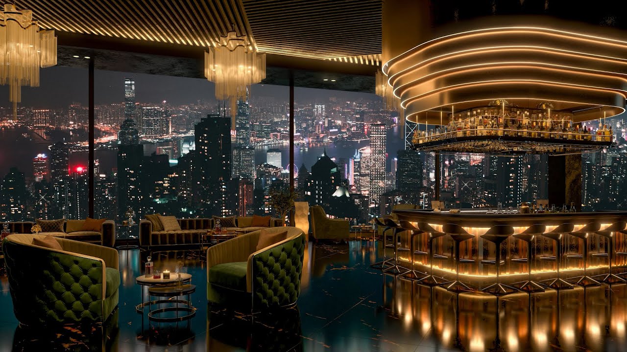 Night Luxurious Jazz Saxophone In Cozy Bar Ambience - Elegance Jazz ...