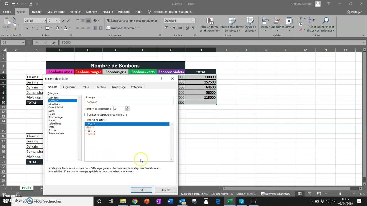EXCEL - VIDEO 7 - SEPARATEUR DE MILLIER - YouTube