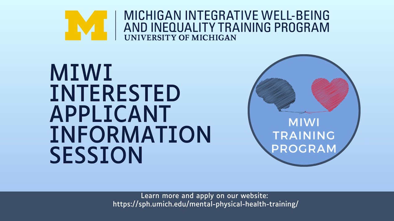 MIWI Interested Applicant Information Session - YouTube