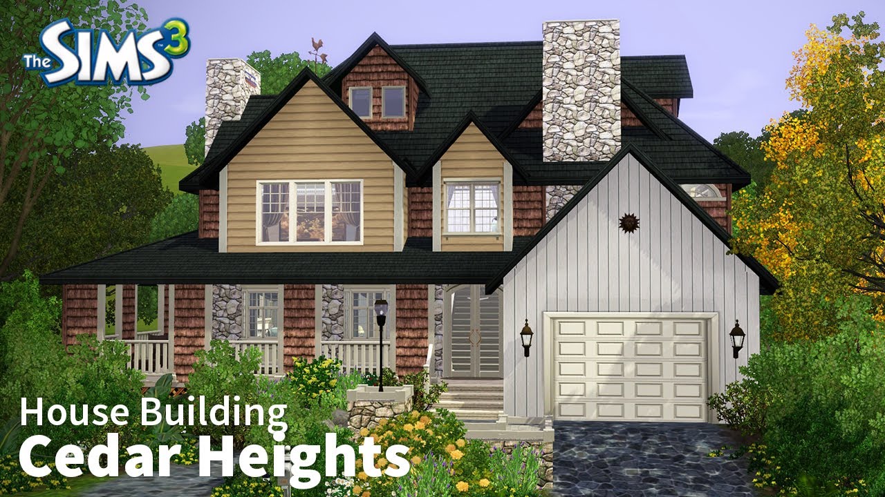 Cedar Heights | The Sims 3 House Building - YouTube
