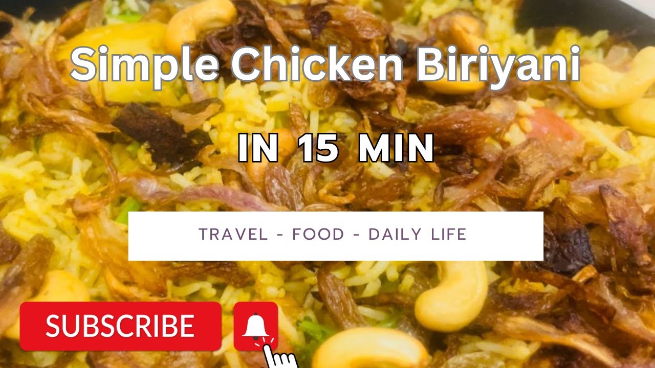 Delicious Chicken Biriyani With Raita - So Easy! | Royal Biriyani ...