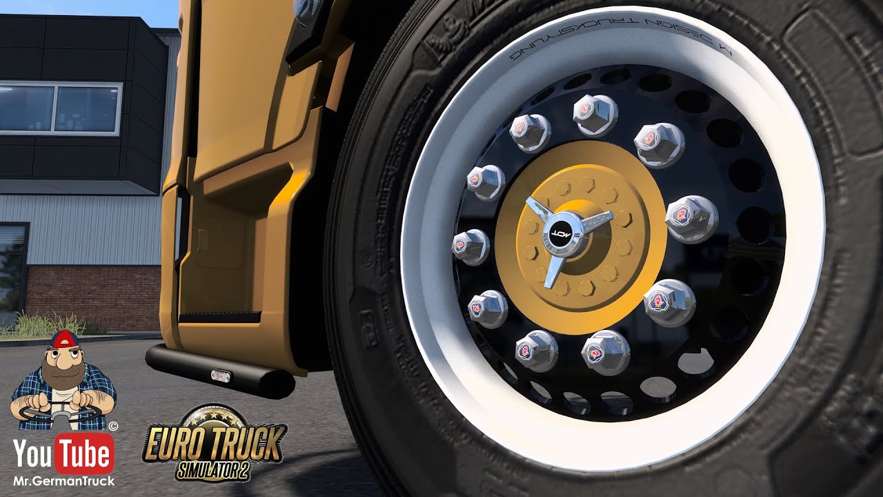 [ETS2 v1.57] Custom Wheel Pack for Truck & Trailer - YouTube