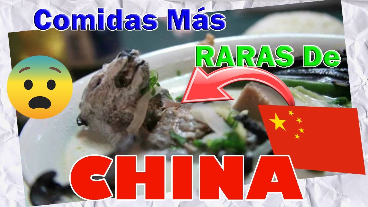 10 Comidas mas raras de China - YouTube