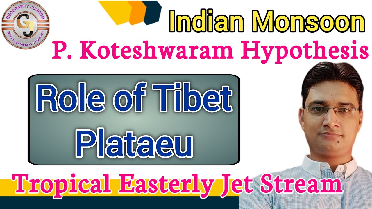 Indian Monsoon\\Role of Tibet Plateau on Indian Monsoon// P ...