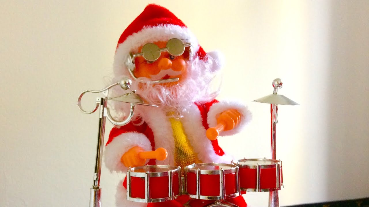 singing santa claus funny toy - YouTube