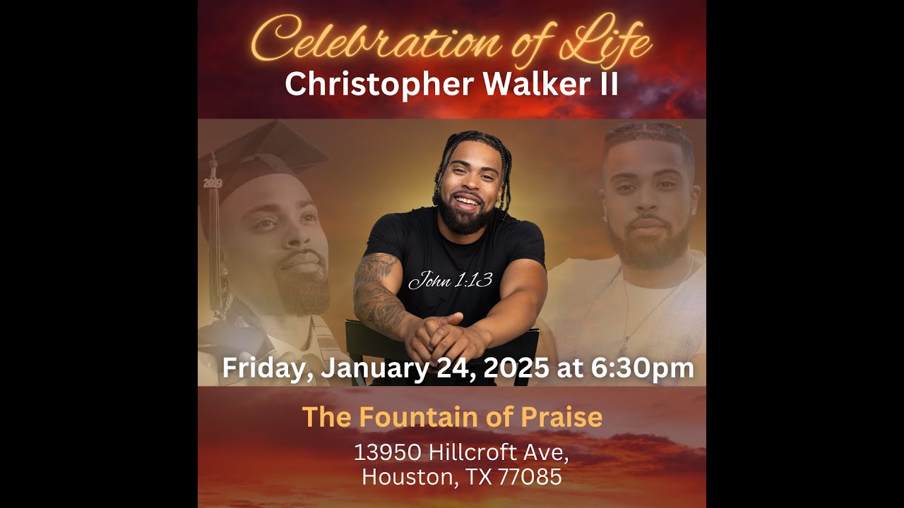 Christopher Walker II Celebration of Life 1 24 25 - YouTube