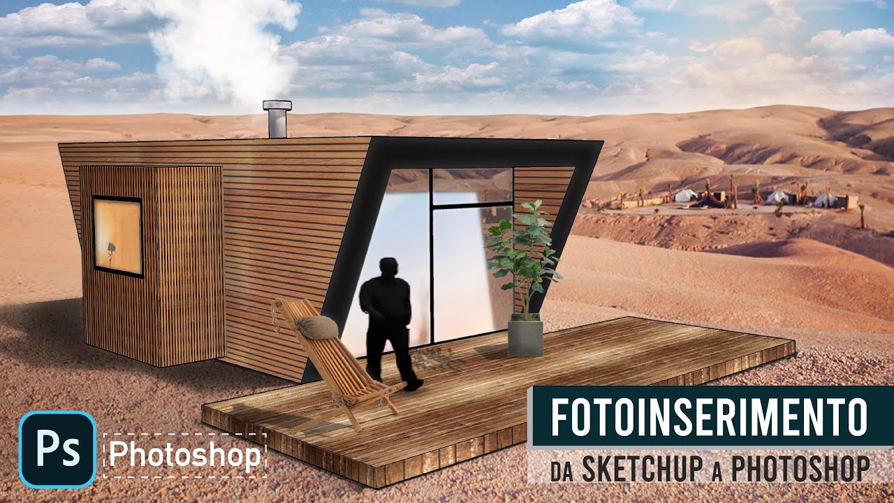 How to render architecture visualization Post Production by Photoshop ...