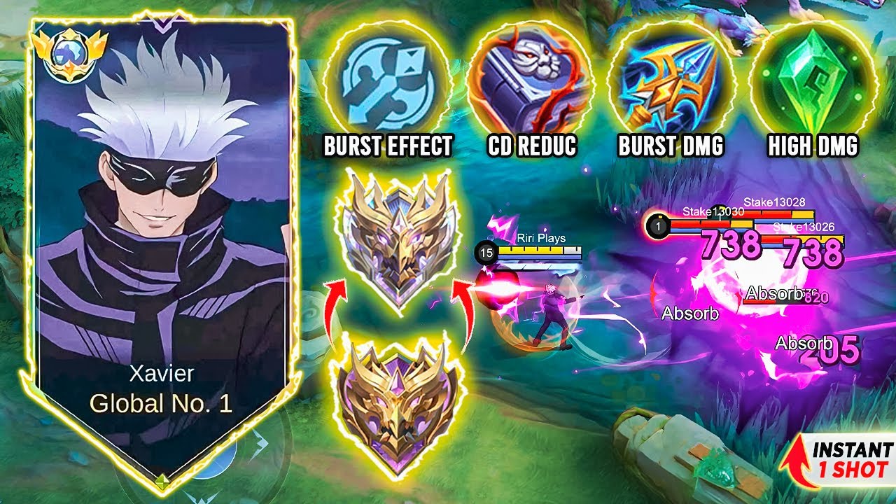 WTF DAMAGE! NEVER UNDERESTIMATE THIS NEW GLOBAL XAVIER 1 HIT BUILD 😱 ...
