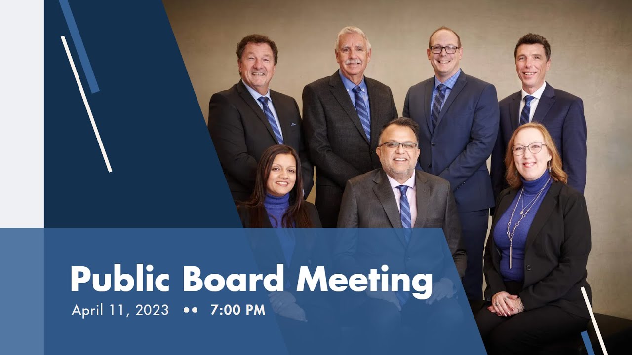 Public Board Meeting -- Apr. 11, 2023 - YouTube