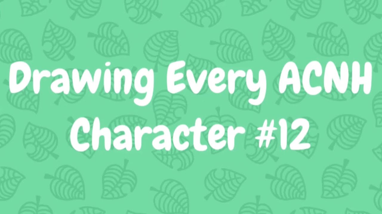 Drawing Every acnh Character #12|Lily - YouTube