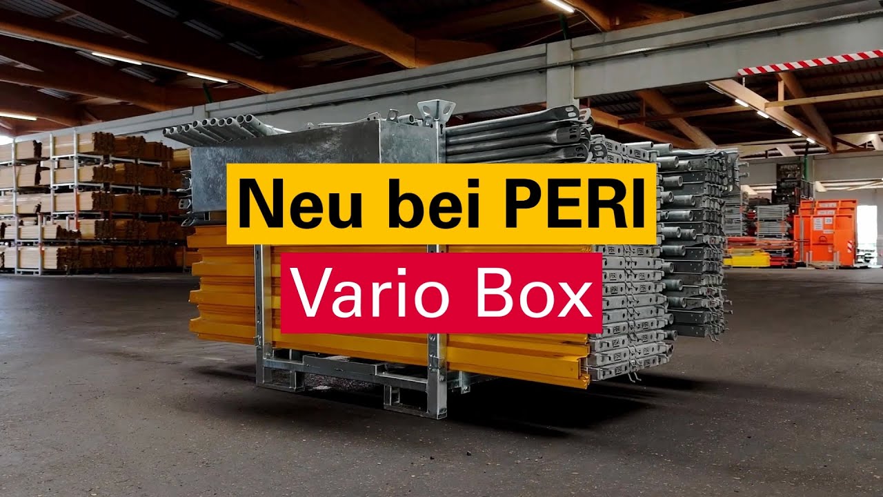#NeubeiPERI | Die Vario Box löst dein Logistik- und Transportproblem ...