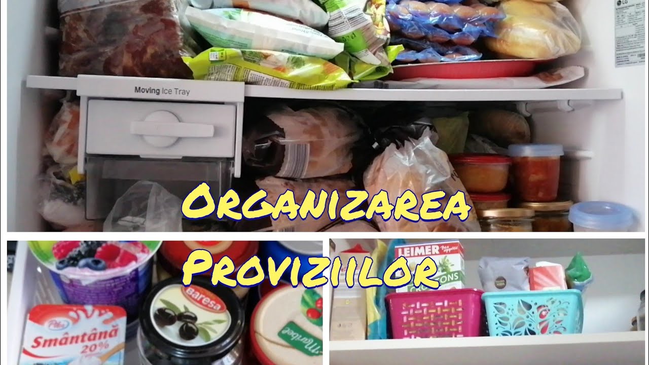 PROVIZII alimentare și ORGANIZAREA lor în congelator, frigider, balcon ...