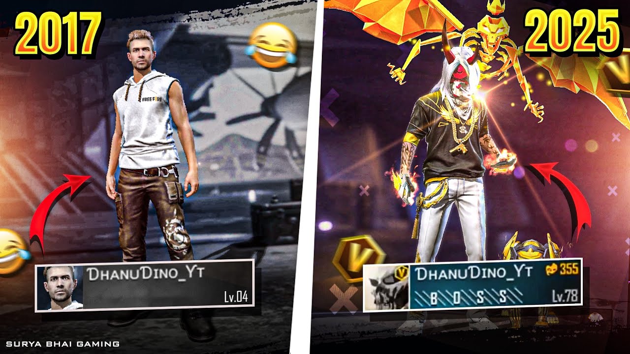 2017 Old Ghost ID’s Of Freefire @TELUGU GAMING FF 🔥 || Surya Bhai ...