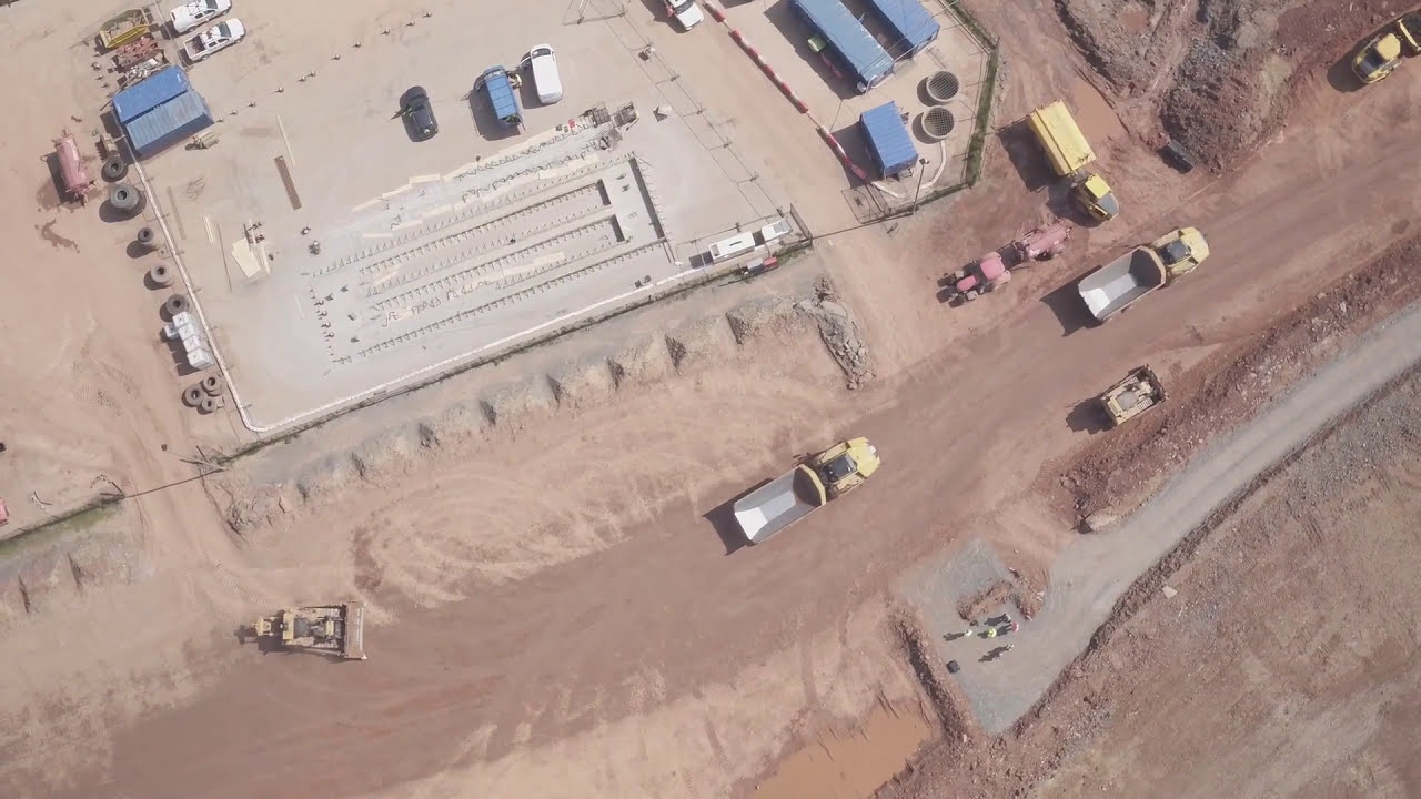 Walters plant and operators setting off to work on Bardon Hill ...