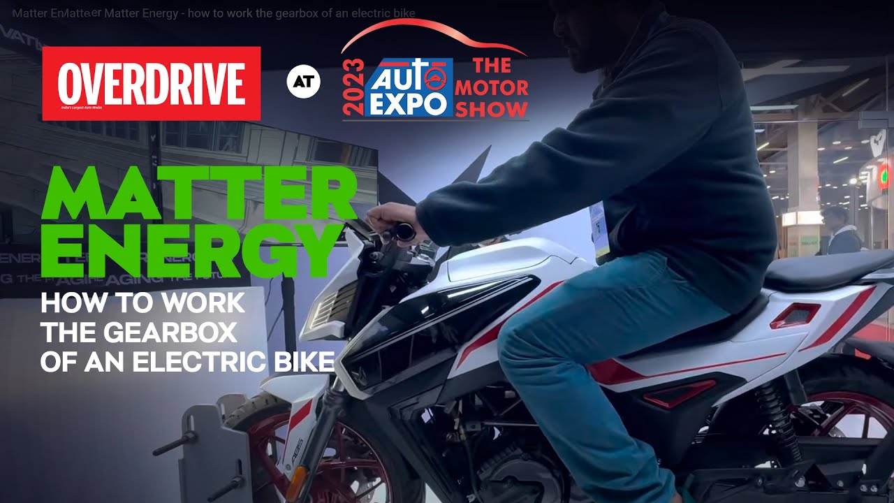 Matter Energy - how to work the gearbox of an electric bike - YouTube