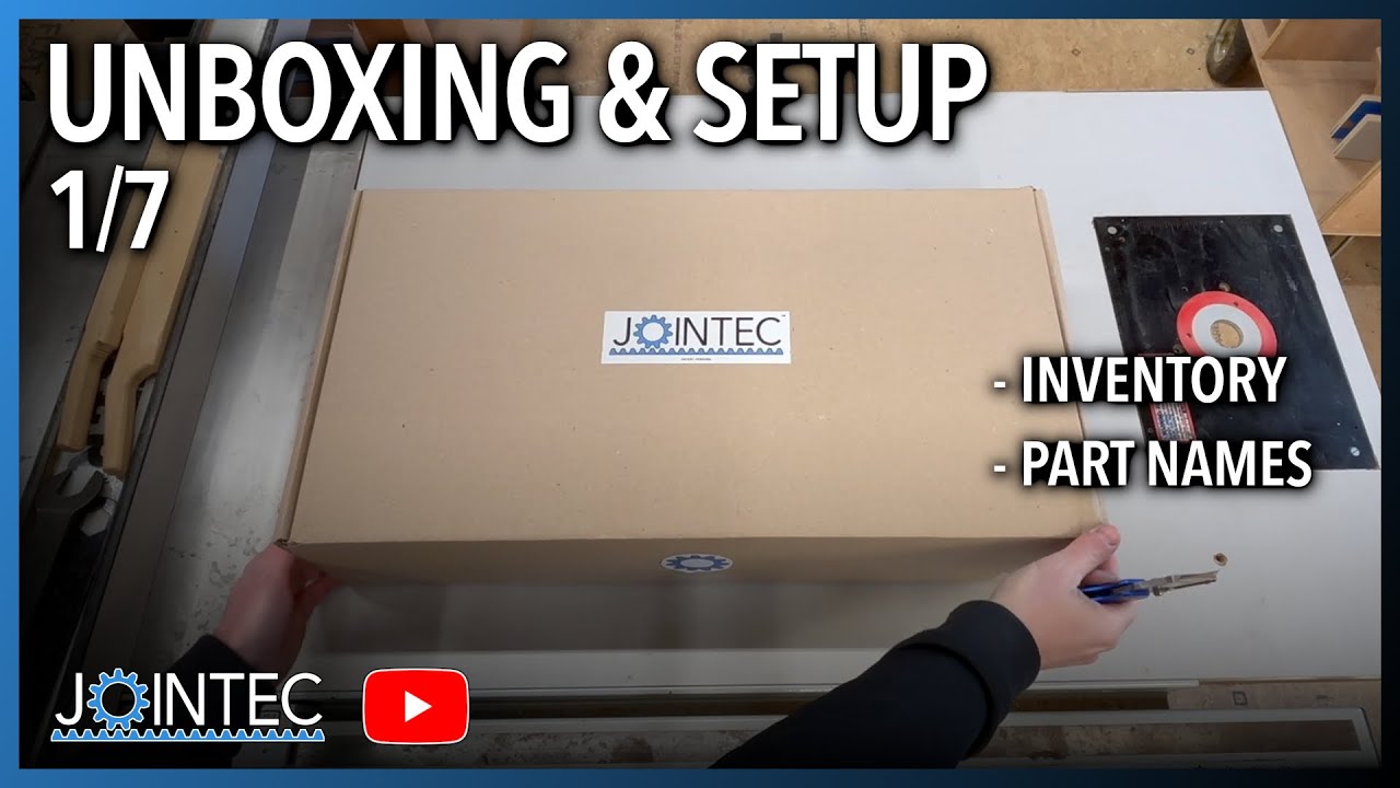 JOINTEC Unboxing and Setup 1 of 7: tools required, inventory, part ...