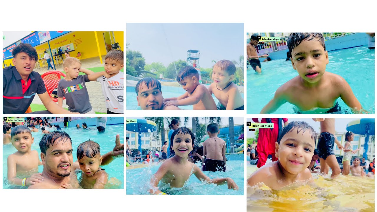 आज बच्चे water park गऐ खूब मस्ती करी 🏊🏻‍♂️🏊🏻‍♂️🏊🏻‍♂️। || Robin Rao ...