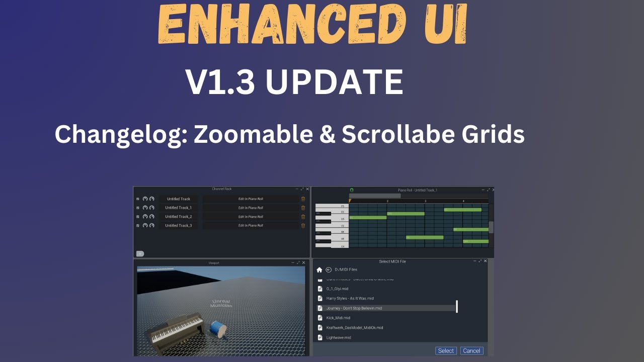 UE 5: Enhanced UI V1.3 UPDATE : Zoomable & Scrollable Widgets - YouTube