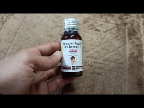 Paracetamol paediatric Oral Suspension | Dolomol Syrup | use in Hindi ...