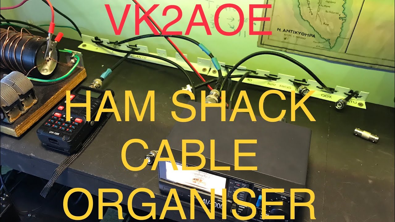 HOMEBREW Ham Shack Cable Organiser@TheArtofEngineering - YouTube