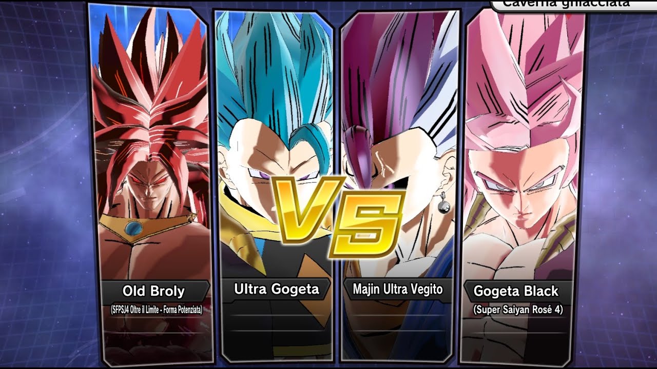 XV2 (PC): Ultra Gogeta&Old Broly SFPSJ4 Forma Potenziata vs Majin Ultra ...