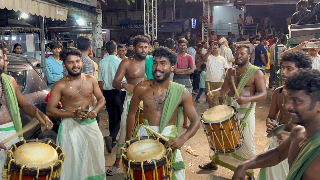 Kerala band special setup at RTC ka Raja Ganesh aagmaan 2023| Grand ...