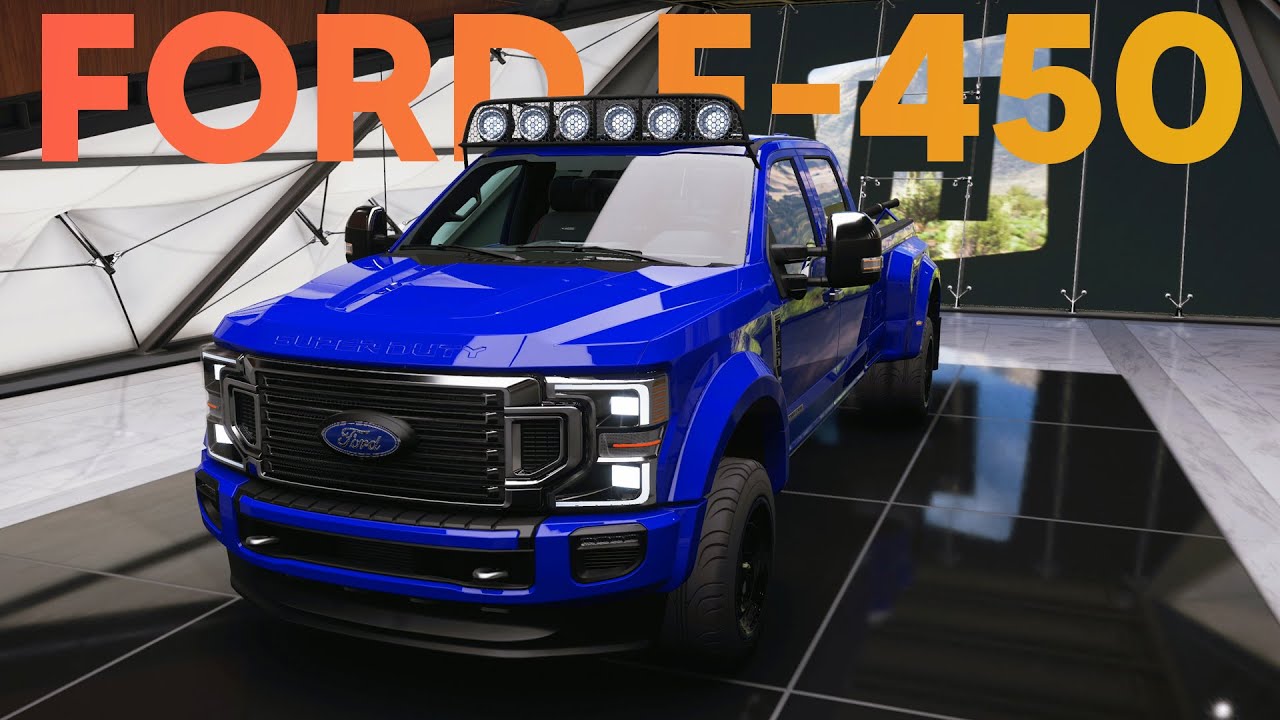 NEW FORD F-450 SUPER DUTY BUILD - Forza Horizon 5 (1750 HP) - YouTube