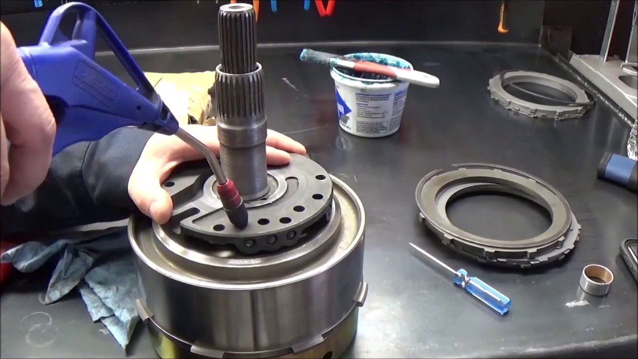 Air checking the Chrysler 727 Torqueflite Transmission - YouTube