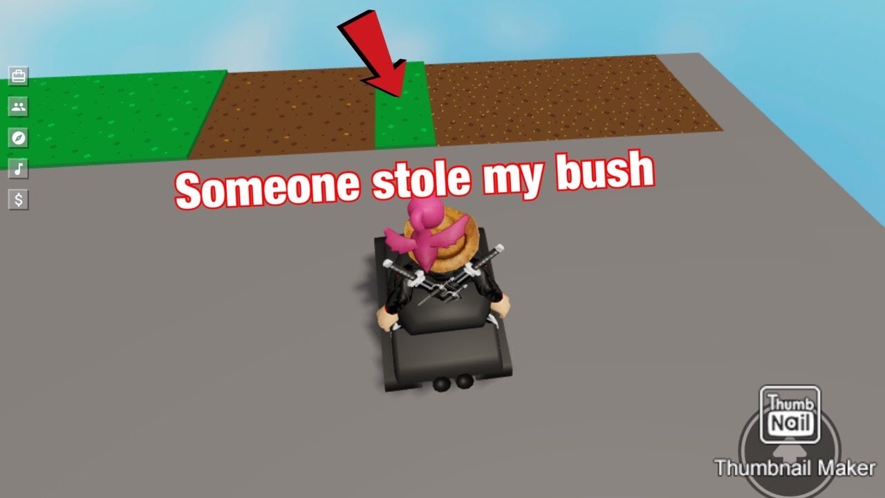 Someone stole my bush! (Roblox Sky Block) - YouTube