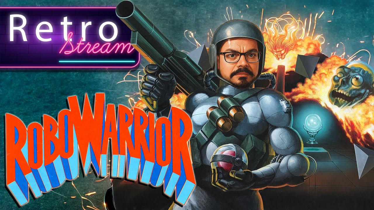 RoboWarrior NES Live! Brutal 8-Bit Action Nobody Talks About - YouTube
