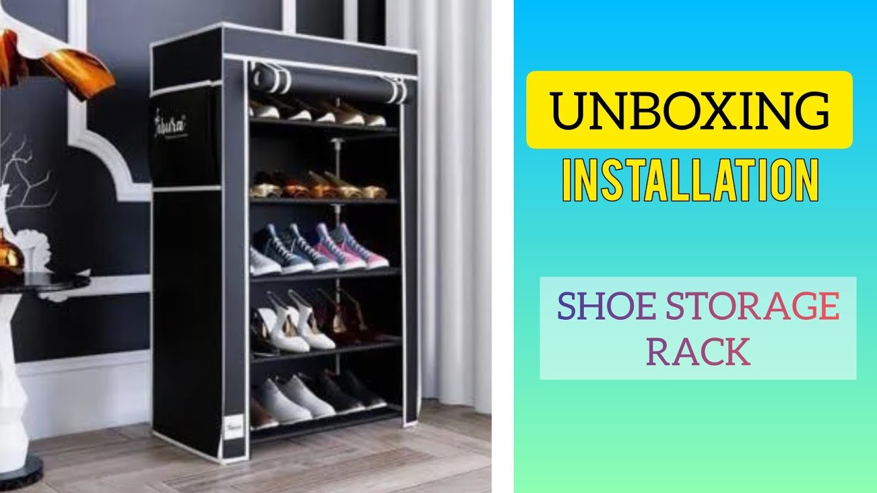 UNBOXING and Installation the Shoes Rack | 5 Shelves Shoe Rack with ...