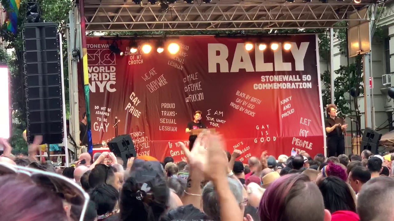 Robyn Kennedy Addresses Stonewall Rally (New York) - YouTube