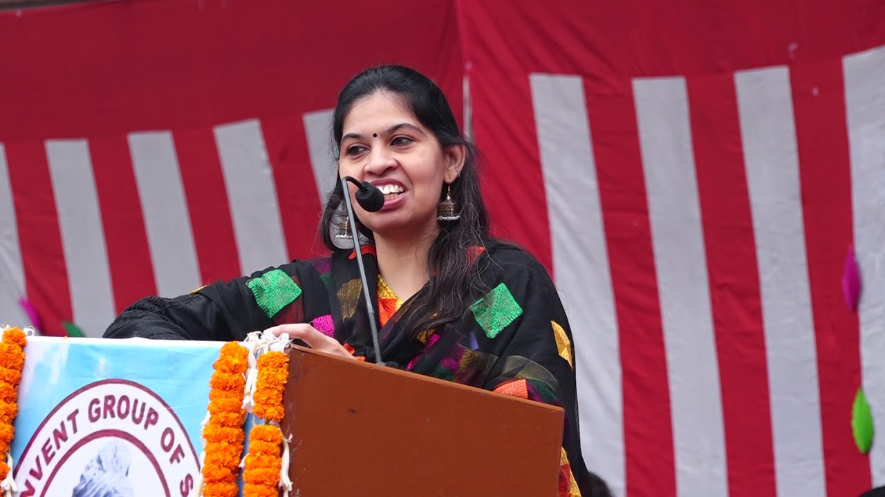 Speech by Chief Guest Ms Shveta Arora (Regional Officer CBSE) - YouTube