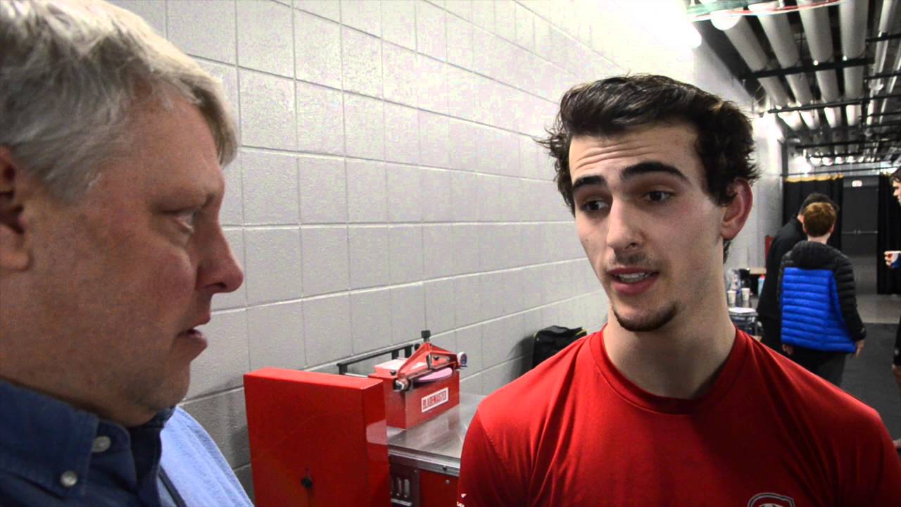 St. Cloud State Men's Hockey Robby Jackson Interview Mar. 5 - YouTube