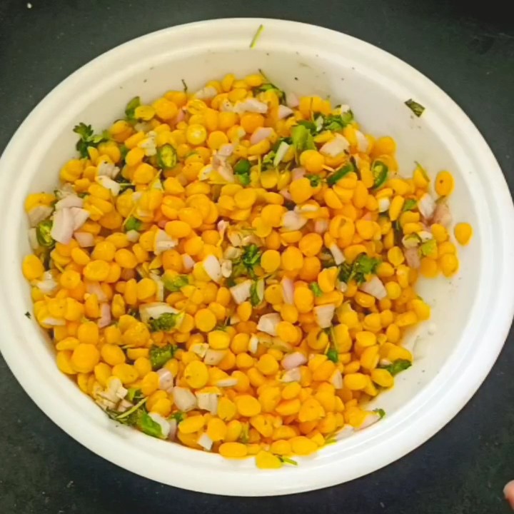 Chana Dal Chaat Recipe/Ramzan Special Easy & Tasty Snacks Recipe#shorts ...