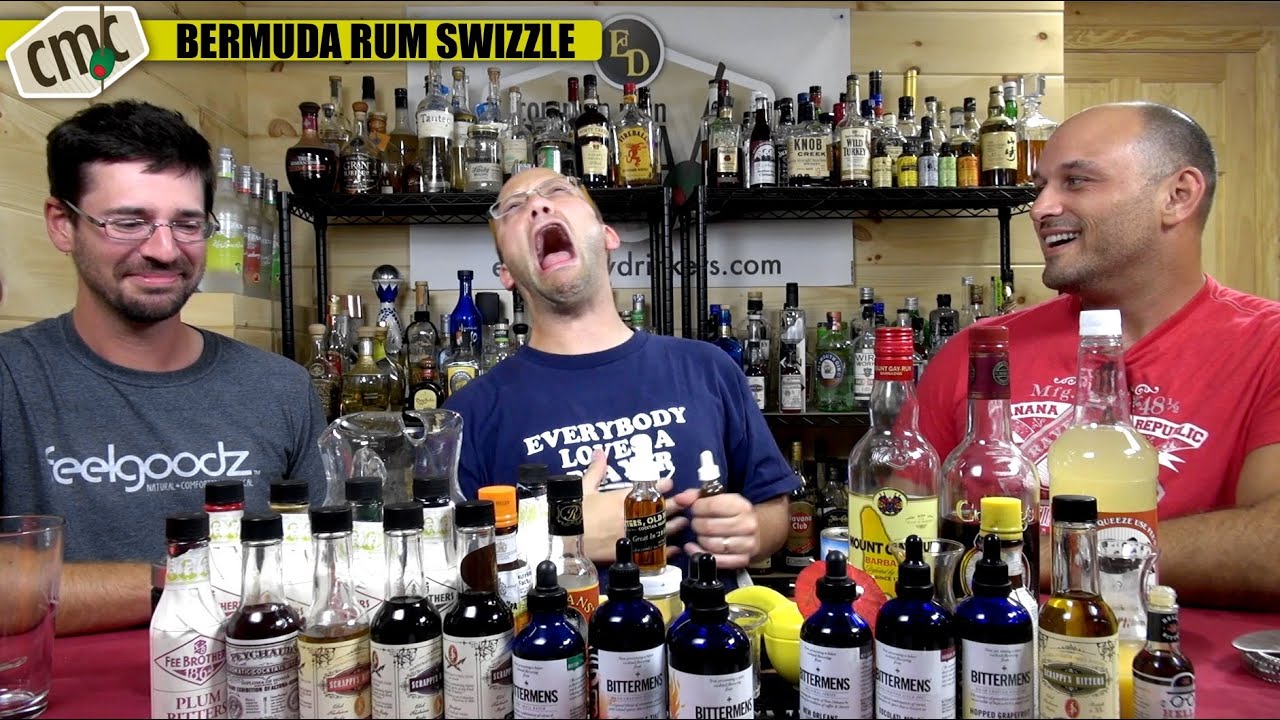 Cocktail Bitters Week: Bermuda Rum Swizzle, Punch - YouTube