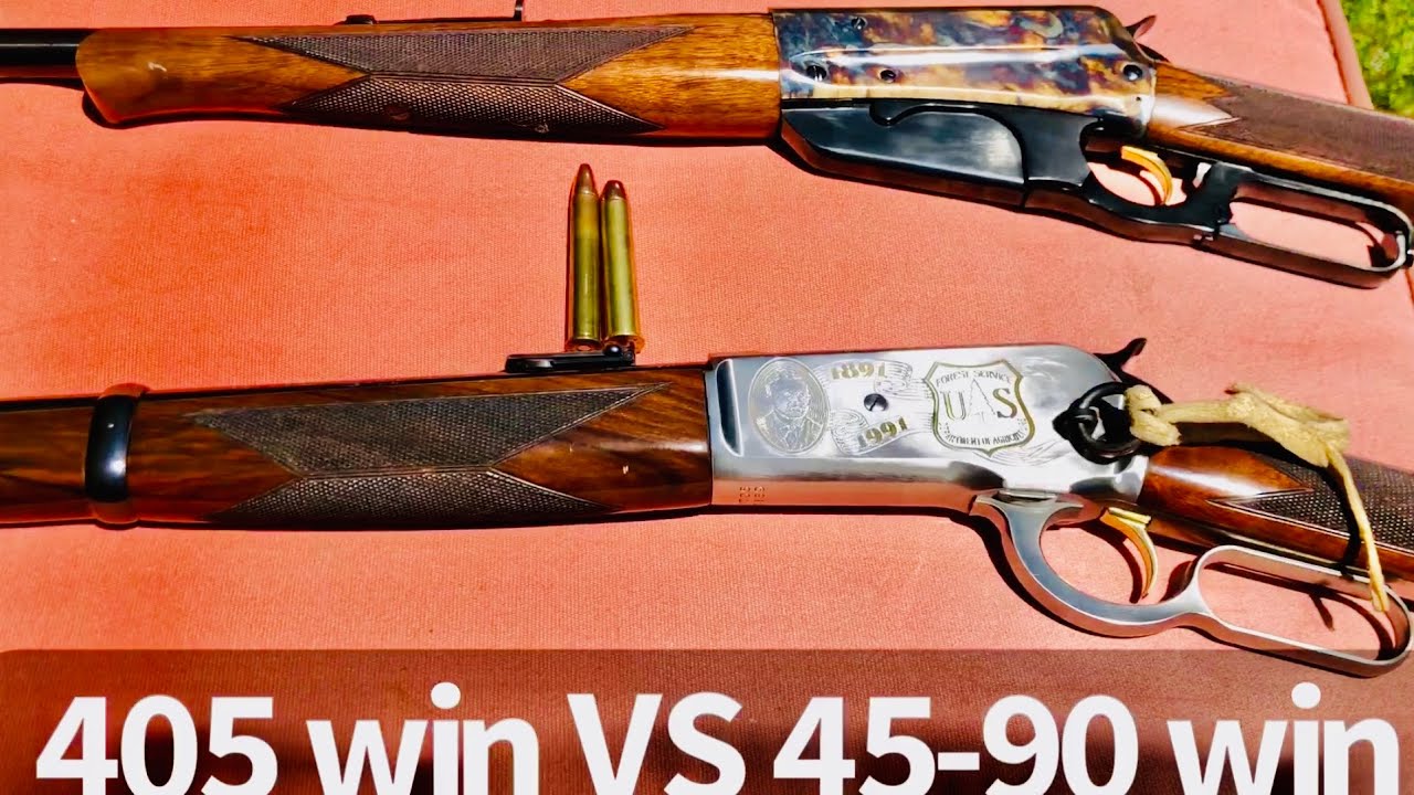 300grTSX 405 win VS 45-90 win ballistic gelatin, - YouTube