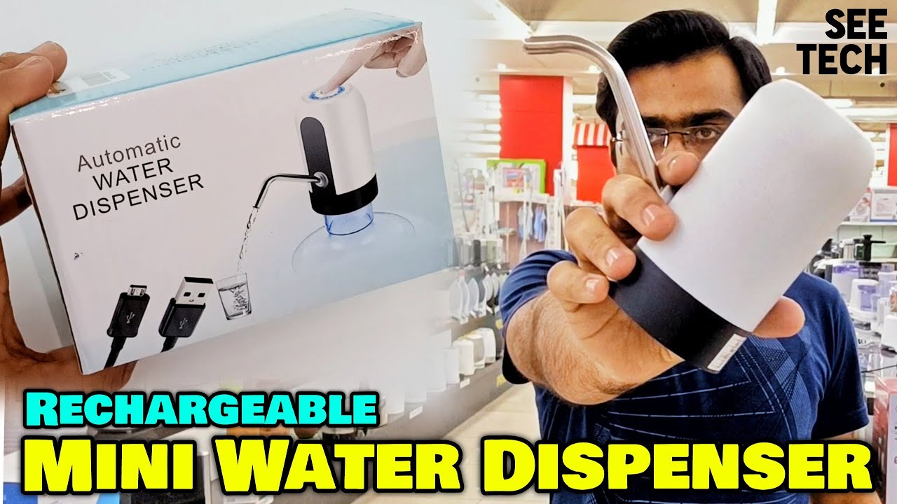 Mini Automatic Rechargeable Water Dispenser For Mineral Water Bottles ...