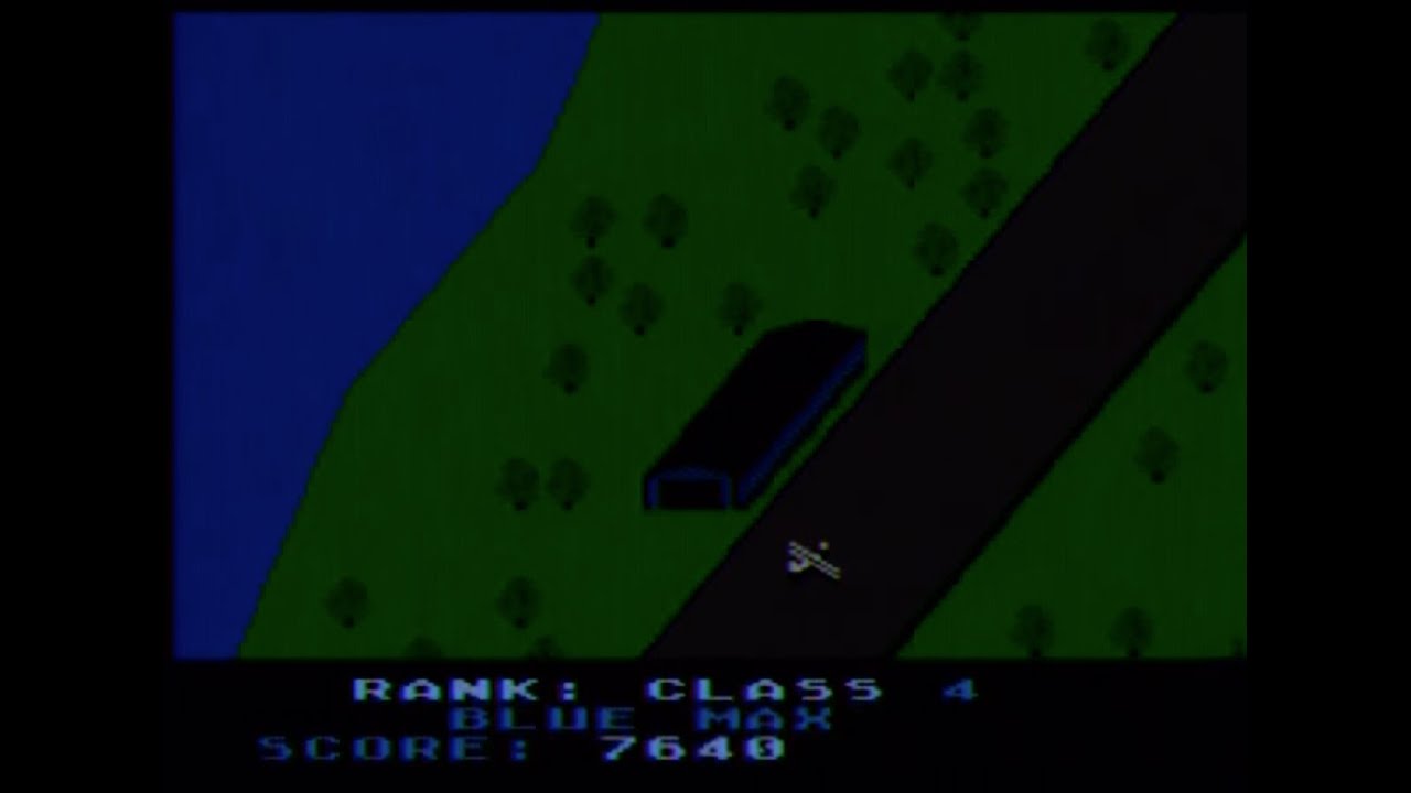 Blue Max-Atari 8-bit (Blue Max Class 4 rank) - YouTube